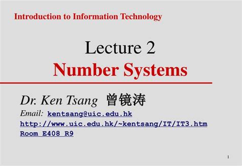 Ppt Lecture 2 Number Systems Powerpoint Presentation Free Download Id3557611