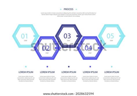 Process Infographic Design Template Timeline Step Stock Vector Royalty Free 2028632594