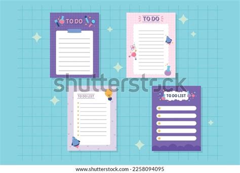 Hand Drawn Science Themed Notes Paper Stock Vector Royalty Free 2258094095 Shutterstock