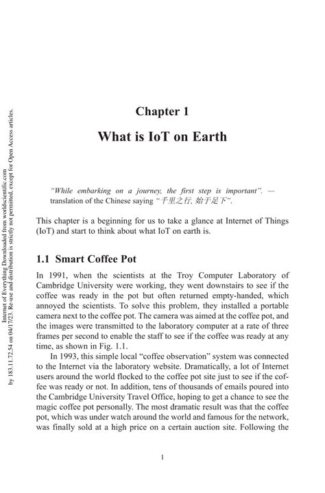 Pdf Chapter1 Of Internet Of Everythingkey Technologies Practical Applications And Security
