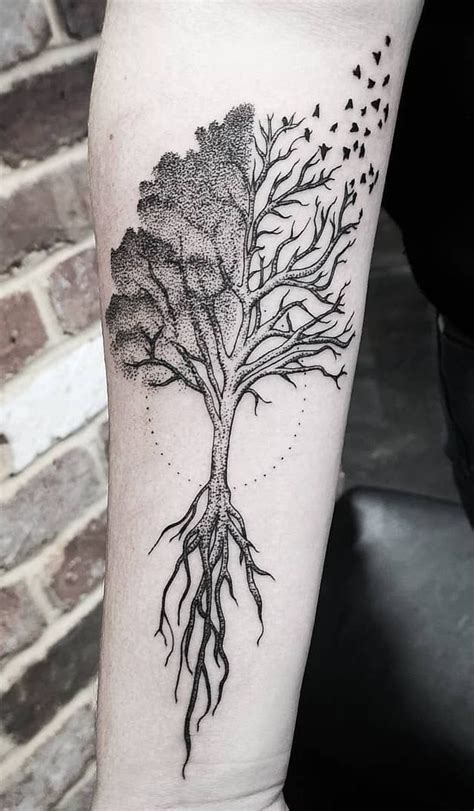 50 Gorgeous And Meaningful Tree Tattoos Inspired By Nature S Path Artofit