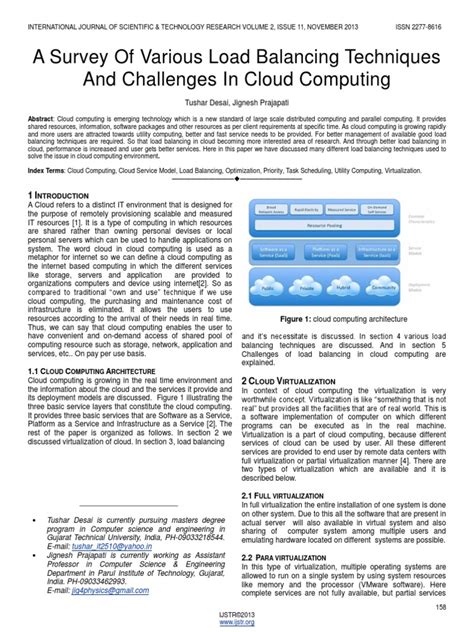 A Survey Of Various Load Balancing Techniques And Challenges In Cloud