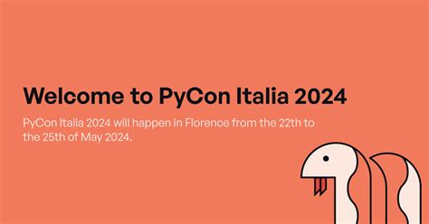 Welcome To PyCon Italia 2024 PyCon Italia