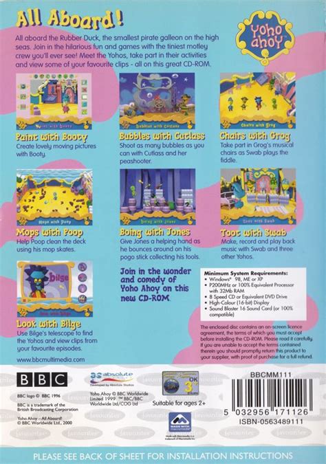 Yoho Ahoy All Aboard Cover Or Packaging Material Mobygames