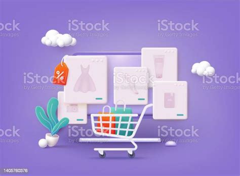 온라인 쇼핑 그래픽 요소 표지판 기호를 디자인합니다 모바일 마케팅 및 디지털 마케팅 3d 웹 벡터 일러스트레이션 소매 소비자