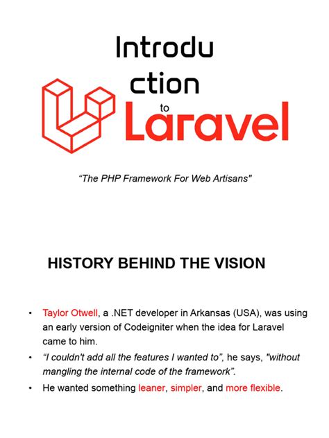 Laravel Introduction Pdf Php Databases