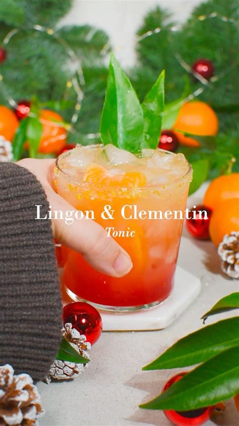 Lingon And Clementin Tonic ️🍊
