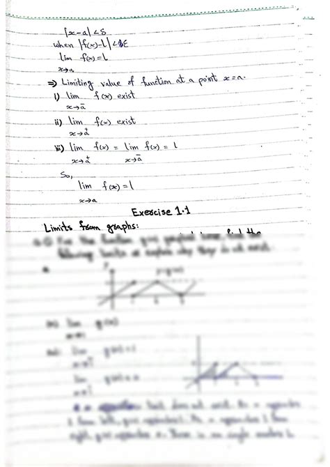 SOLUTION Limits And Continuity Solved Exercise Questions Studypool