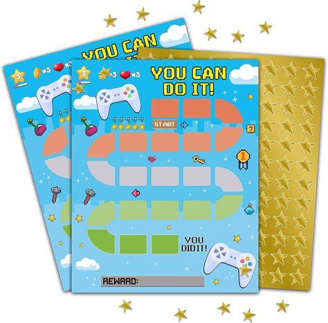 Video Game Reward Chart Gamer Behavior Chart For Nepal Ubuy