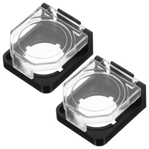 Hemoton 2pcs Push Button Switch Protector Push Button Safety Button