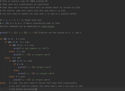 solved write a program that examines three variables x y