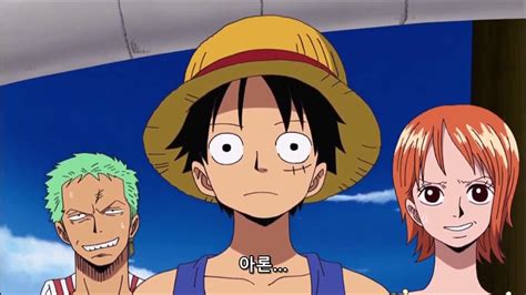 원피스 장면 다시 재회하는 하찌와 밀짚모자 해적단 Youtube