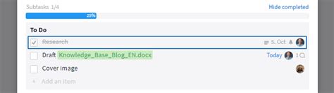 Working With Subtasks Module Tasks On Stackfield