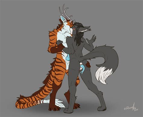 Rule All The Way Through Andromorph Andromorph Male Anthro Blue Penis Blue Tongue