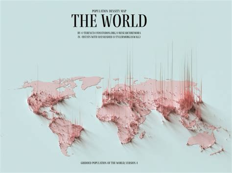 Ian Bremmer On Linkedin 3d Global Population Map Extremely Cool