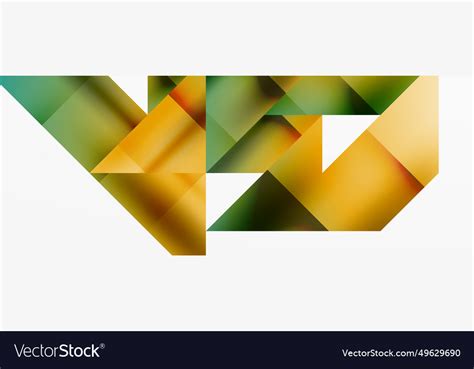 Captivating Abstraction Triangles Royalty Free Vector Image