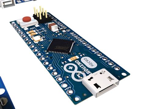 Arduino Mega Leonardo 3d Turbosquid 1196985