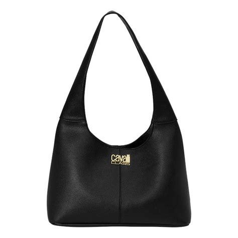 Buy Cavalli Class Women Solid Synthetic Handbag Black Online