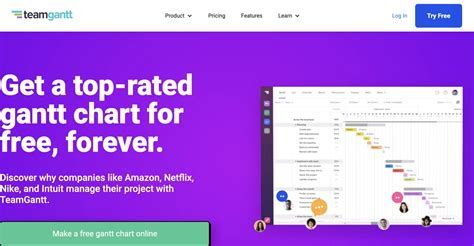 Teamgantt：最简单的免费在线甘特图制作工具 Navtoai