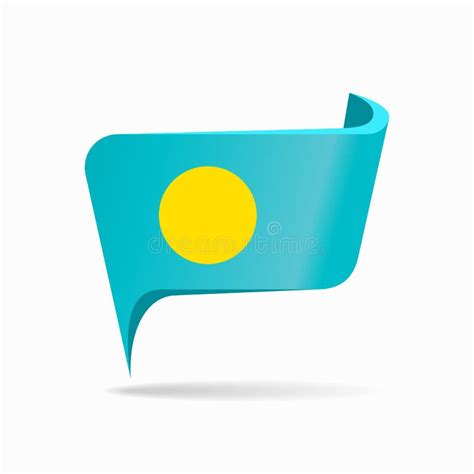 Palauan Flag Map Pointer Layout Vector Illustration Stock Vector Illustration Of Nation
