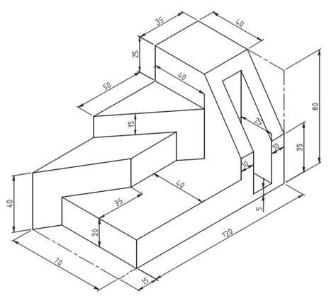 Isometric 도면으로 투상 익히기 네이버 블로그