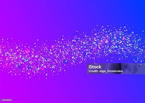 카니발 종이 라이트 패턴 디지털 리본 파티 배경입니다 눈부심 깜짝 템플릿 떨어지는 디자인 블루 디스코 색종이 무지개 빛깔의 반짝이 보라색 카니발 종이 0명에 대한 스톡 벡터