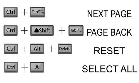 Set Of Combination Button Keyboard 23107853 Vector Art At Vecteezy
