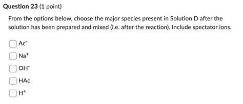 Solved Which Of The Following Statements Regarding Solutions