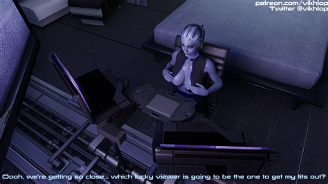 Rule 34 1girls 3d Asari Big Breasts Blender Comic Panel English Text