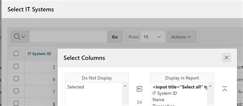 Fr 3412 Interactive Report Simple Checkbox Selection Select All