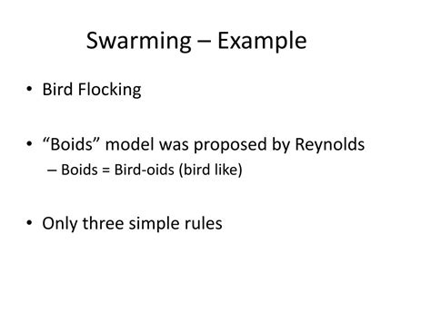 Ppt Swarm Algorithms Powerpoint Presentation Free Download Id318914