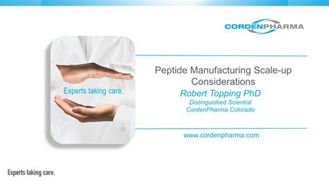 Pdf Peptide Manufacturing Scale Up Considerations · Spps • On Resin As Protected Peptide • 1