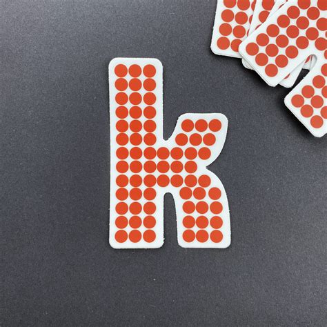 The Killers K Vinyl Sticker Snippy Cow