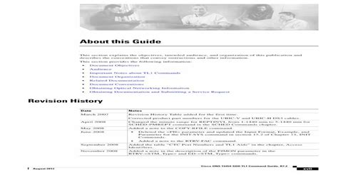 Pdf About This Guide · January 2010 Updated The Input Format Input Example And Added A New