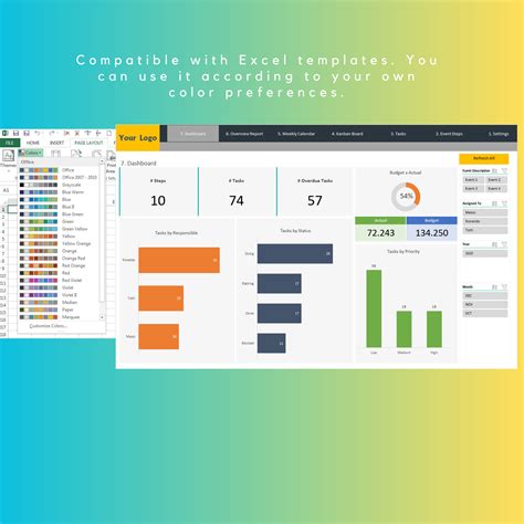 Event Planning Excel Template Organize Your Next Event With Ease Etsy
