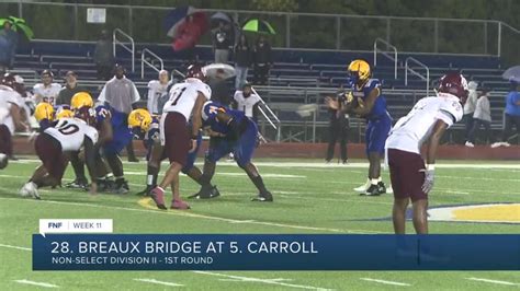 Fnf Week Breaux Bridge Vs Carroll