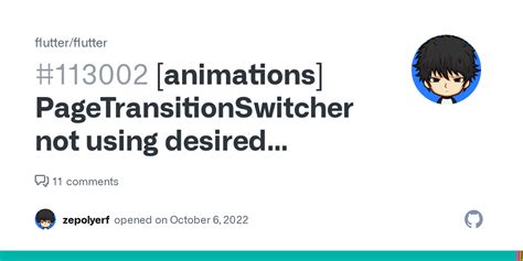 Animations PageTransitionSwitcher Not Using Desired Transition For Nested GoRoute Issue