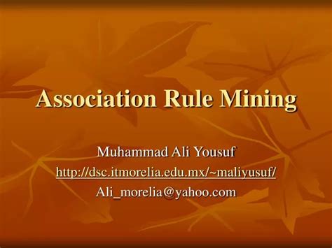 Ppt Association Rule Mining Powerpoint Presentation Free Download Id 3860889