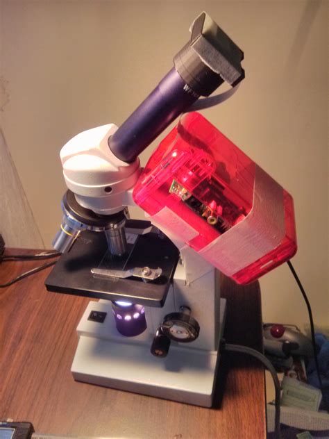 3d Printing Adapter To Fit Raspberry Pi Camera To Microscope