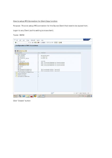 Pdf How To Setup Rfc Connection For Client Copy Dokumentips