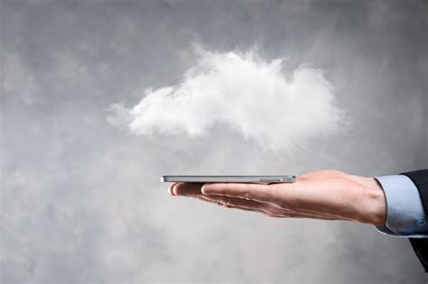 Premium Photo Business Woman Holding Icon Cloud Computing Network And Icon Connection Data