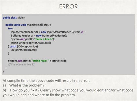 Solved Public Class Main Public Static Void Mainstring