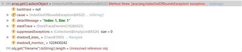 Android Why Im Getting Javalangindexoutofboundsexception When I