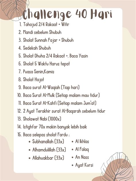 Challenge 40 Hari Jalur Langit Pdf Pencarian Lemon8