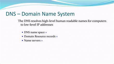 Computer Networks DNS PPT