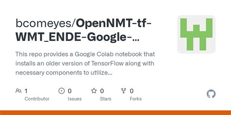 Github Repo To Try The English German Transformer Wmt Ende With
