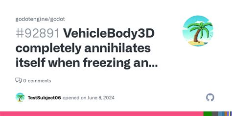 Vehiclebody D Completely Annihilates Itself When Freezing And Unfreezing The Underlying