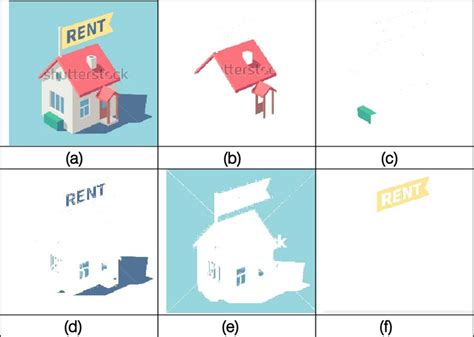 Segmented Shapes A Actual Image B Red Component Shape C Download Scientific Diagram