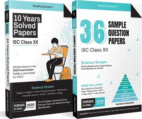Gurukul By Oswal Isc Science Combo Of 36 Sample Question Papers And 10