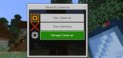 Security Cameras V2 0 Minecraft Bedrock Addons Curseforge